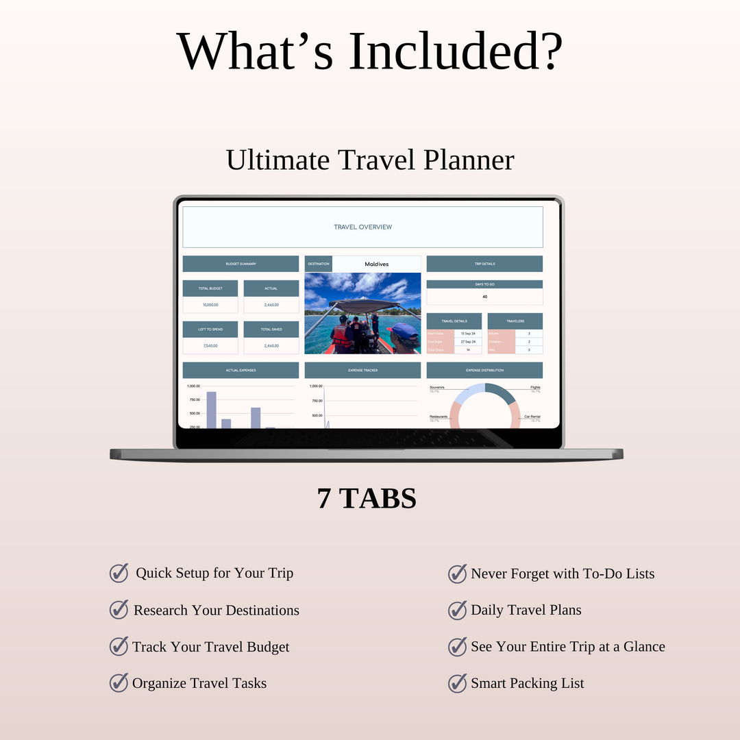 Family Travel Planning | SpreadsheetsHub